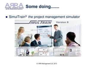 Improving project management training with simulation | PPT