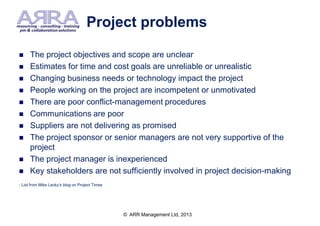 Improving project management training with simulation | PPT