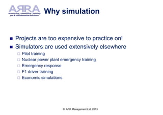 Improving project management training with simulation | PPT