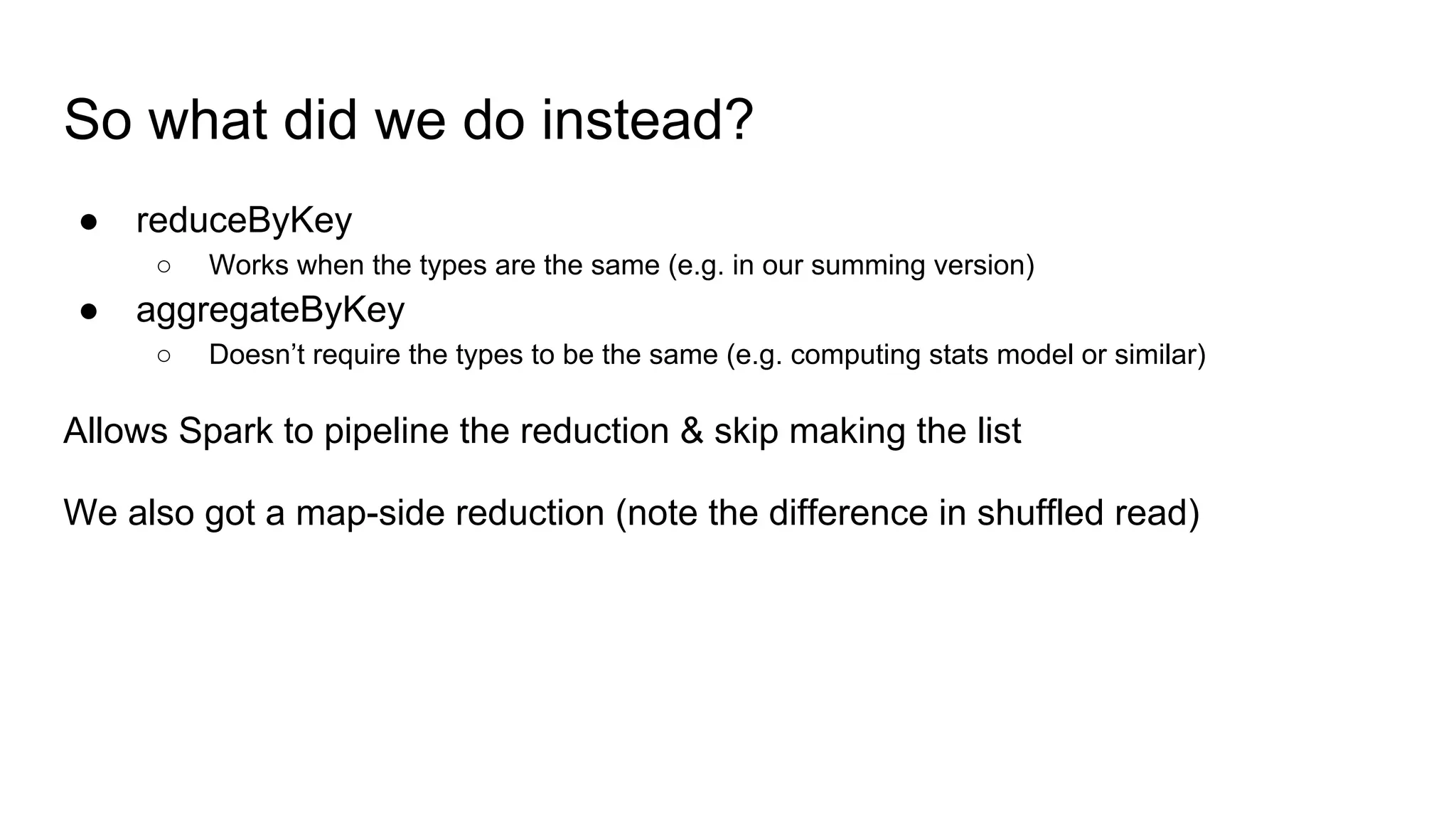 Improving Pyspark Performance Spark Performance Beyond The Jvm Pdf