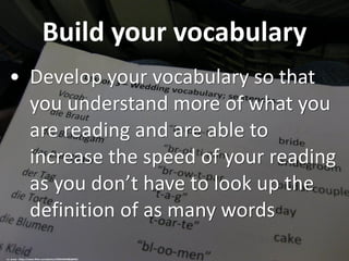 Improving reading comprehension | PPTX