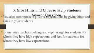 Improving relationship in the classroom | PPTX