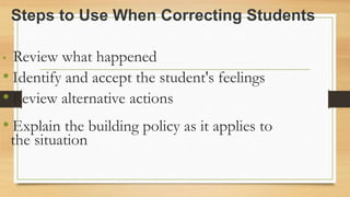 Improving relationship in the classroom | PPTX