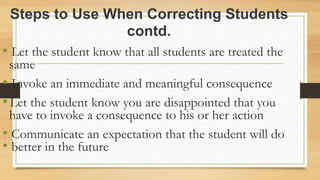Improving relationship in the classroom | PPTX