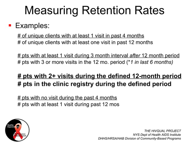 Improving retention of hiv patients in care | PPT | Infectious Diseases ...