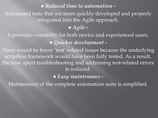 Improving ROI with Scriptless Test Automation | PDF | Web Development ...