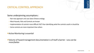 SIA Tas Safety Symposium 2017: Improving safety by focusing on critical ...