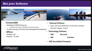 Improving safety, efficiency and regulatory compliance via asset ...
