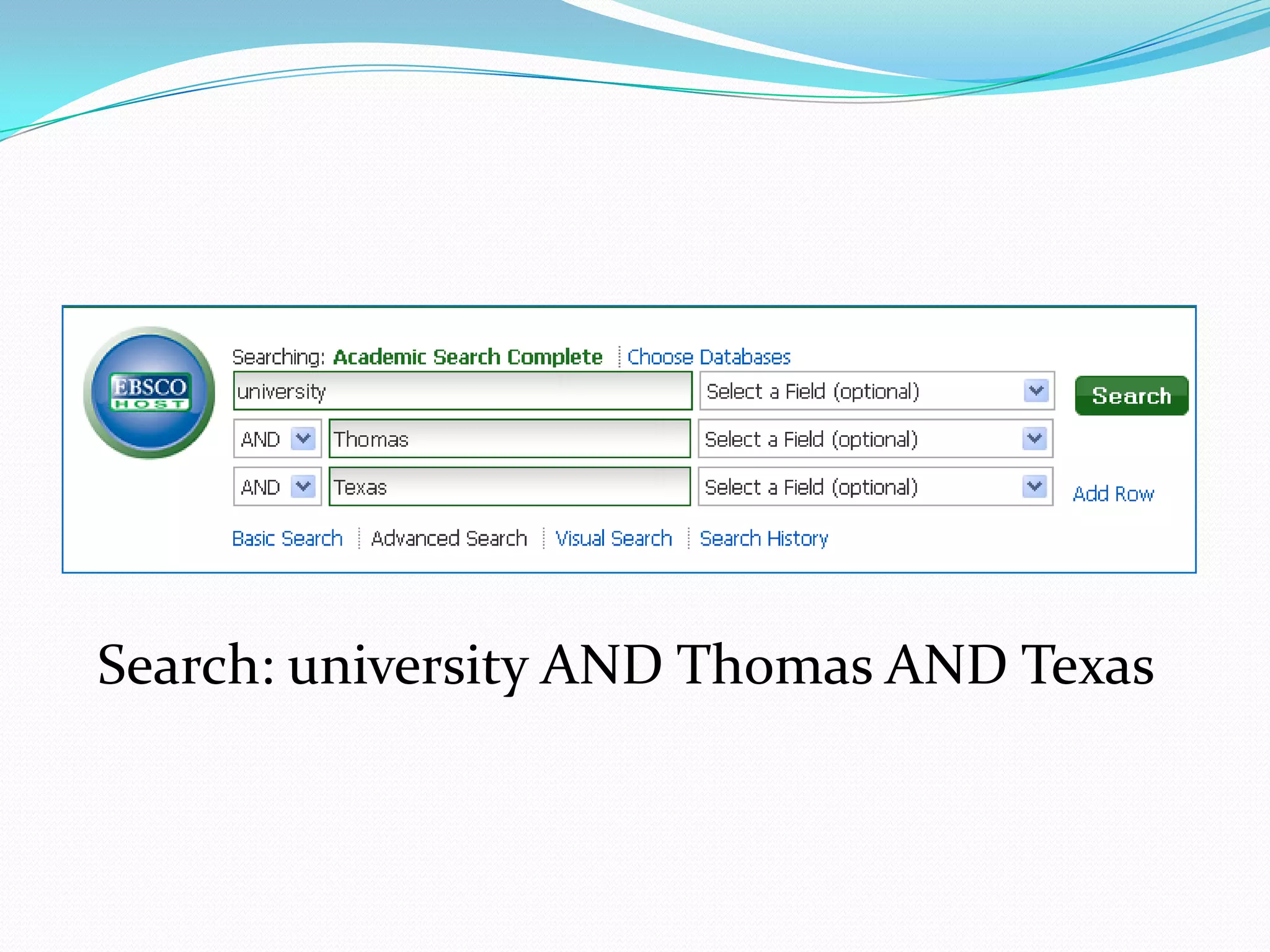 Improving searches III: Database Search Techniques | PPTX