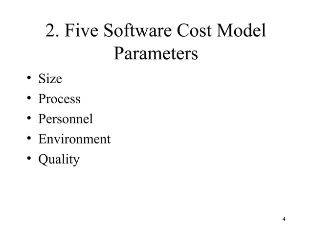 Improving software economics | PPT