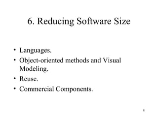 Improving software economics | PPT