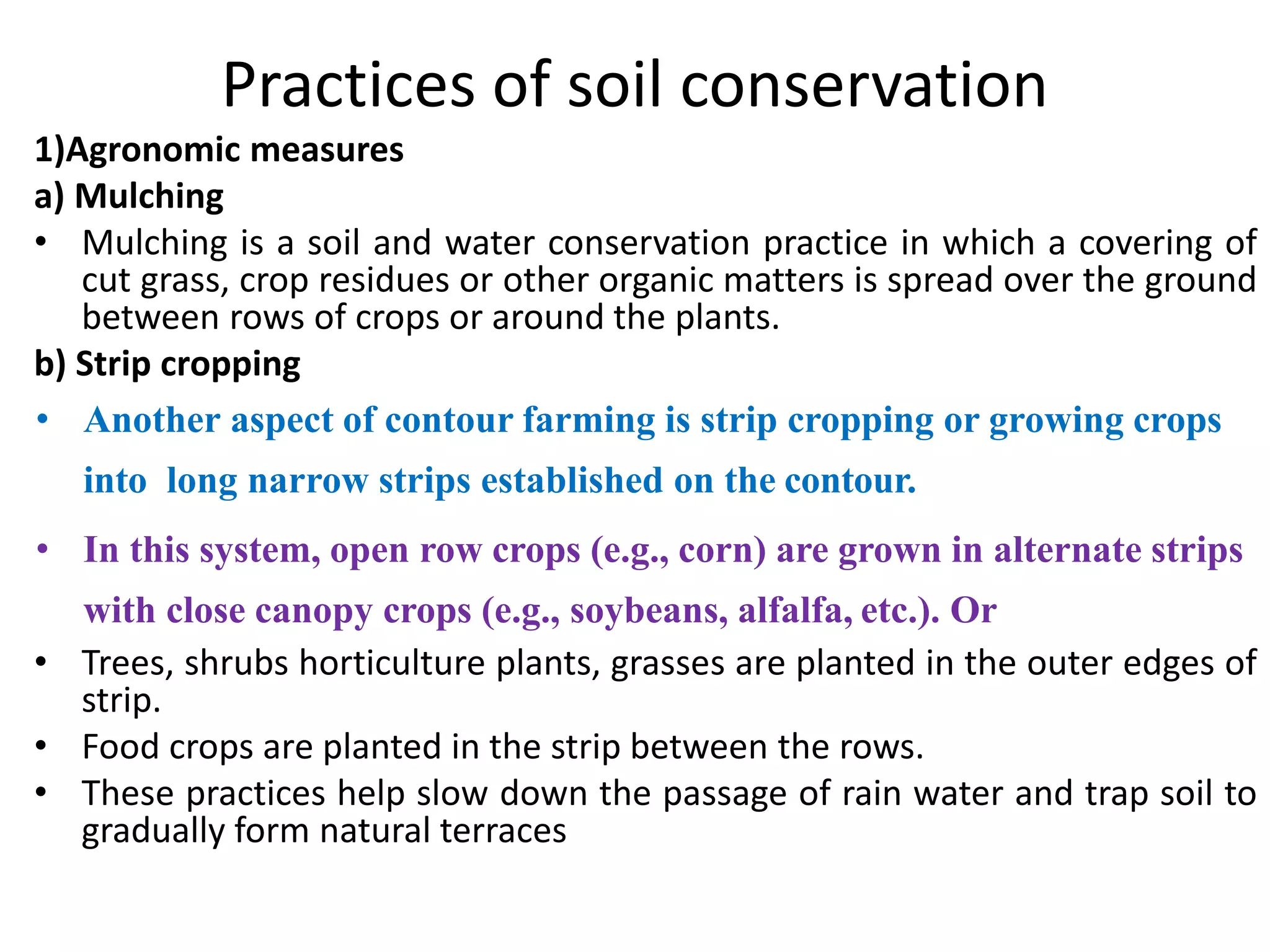 Improving soil and crop productivity in mountain agriculture | PPTX