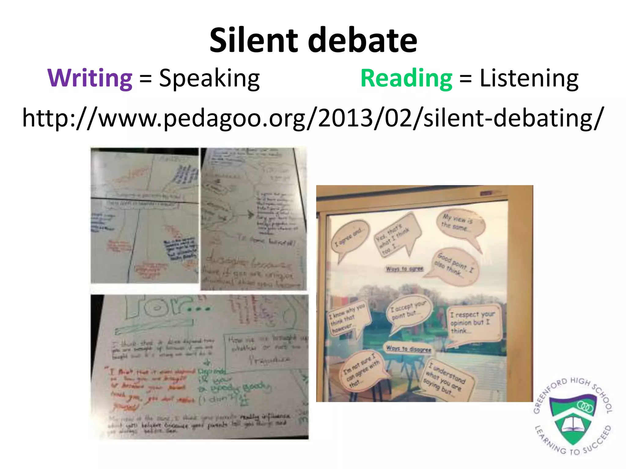 Improving speaking and listening through collaborative learning teach ...