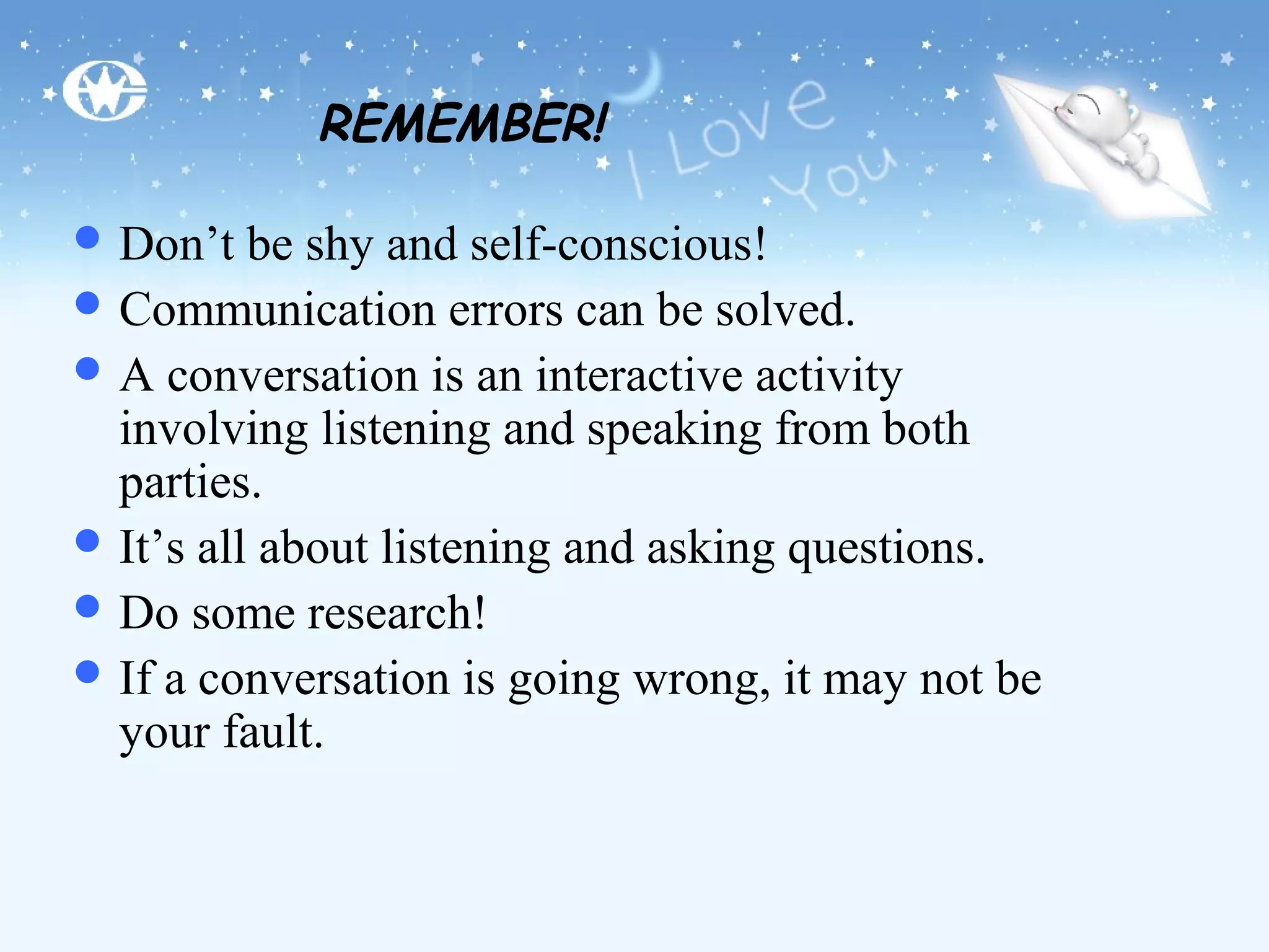 Improving speaking skills | PPT