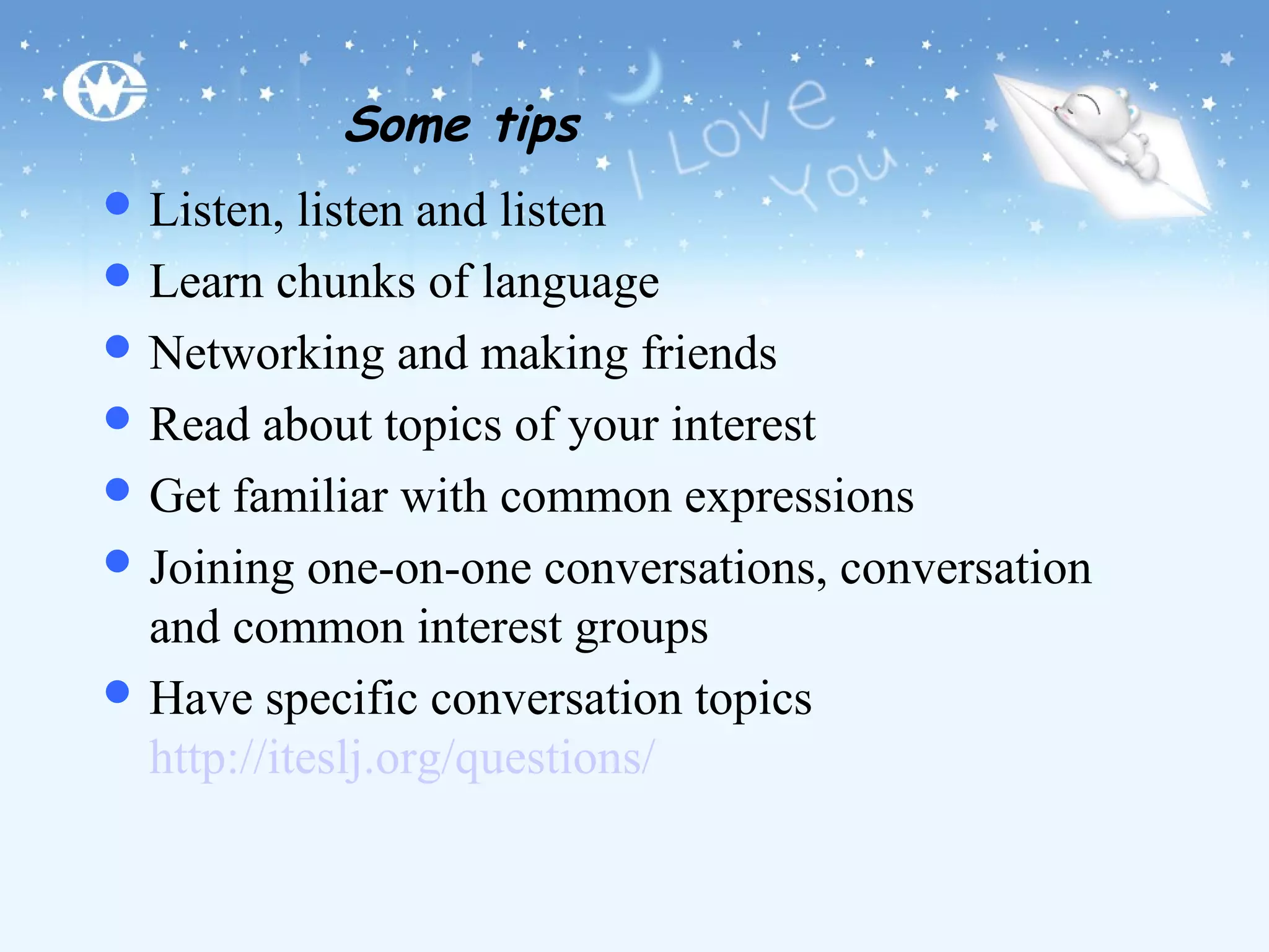 Improving speaking skills | PPT