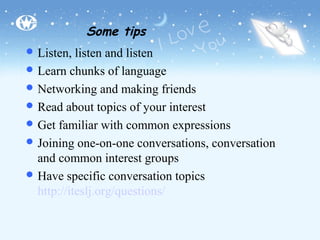 Improving speaking skills | PPT