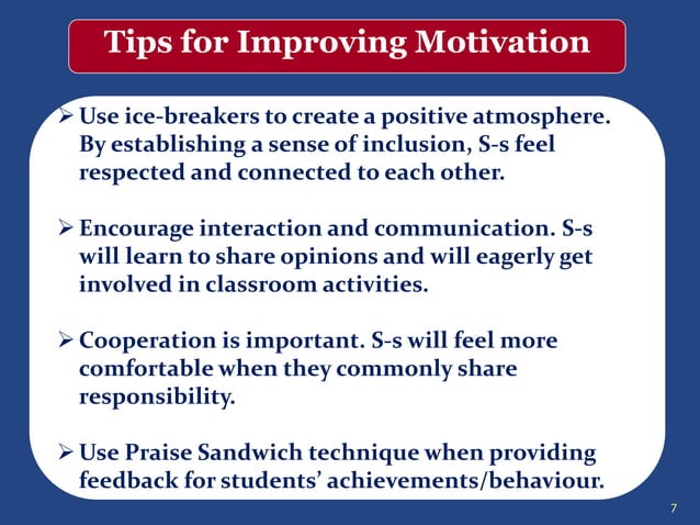 Improving Student Learning Motivation Through Interaction_2017 | PPT