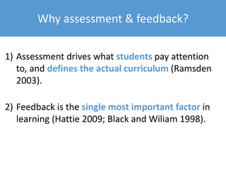 Improving student learning through programme assessment | PPTX