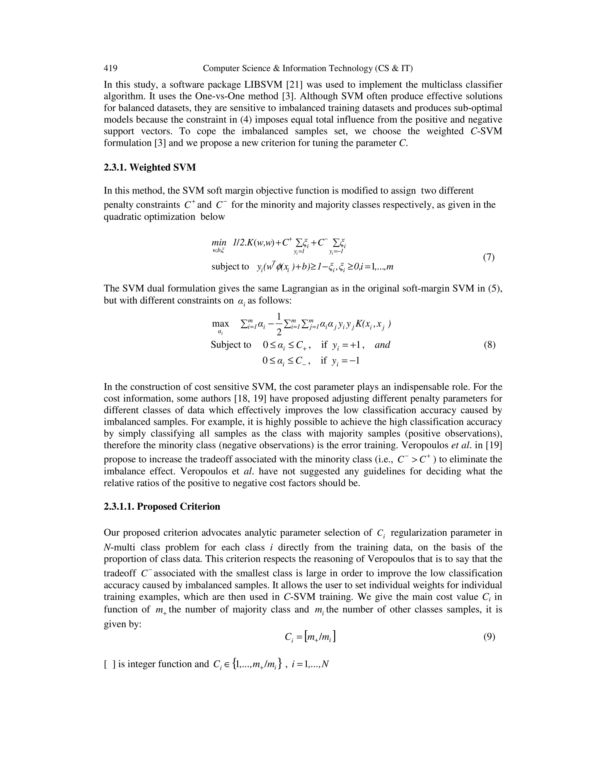 IMPROVING SUPERVISED CLASSIFICATION OF DAILY ACTIVITIES LIVING USING NEW COST SENSITIVE ...