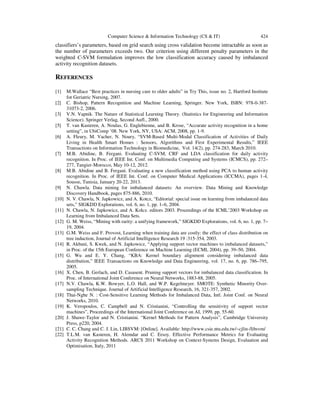 IMPROVING SUPERVISED CLASSIFICATION OF DAILY ACTIVITIES LIVING USING NEW COST SENSITIVE ...