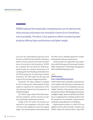 Improving sustainable competitiveness in preparation for a circular economy the case of posco ...