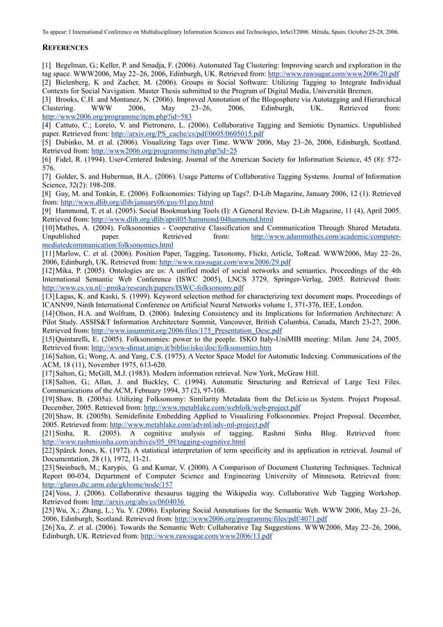 Improving Tag Clouds | PDF