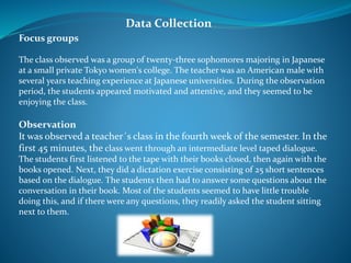 Improving Teacher-Student Interaction Analysis | PPTX