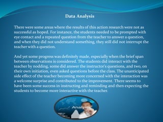 Improving Teacher-Student Interaction Analysis | PPTX