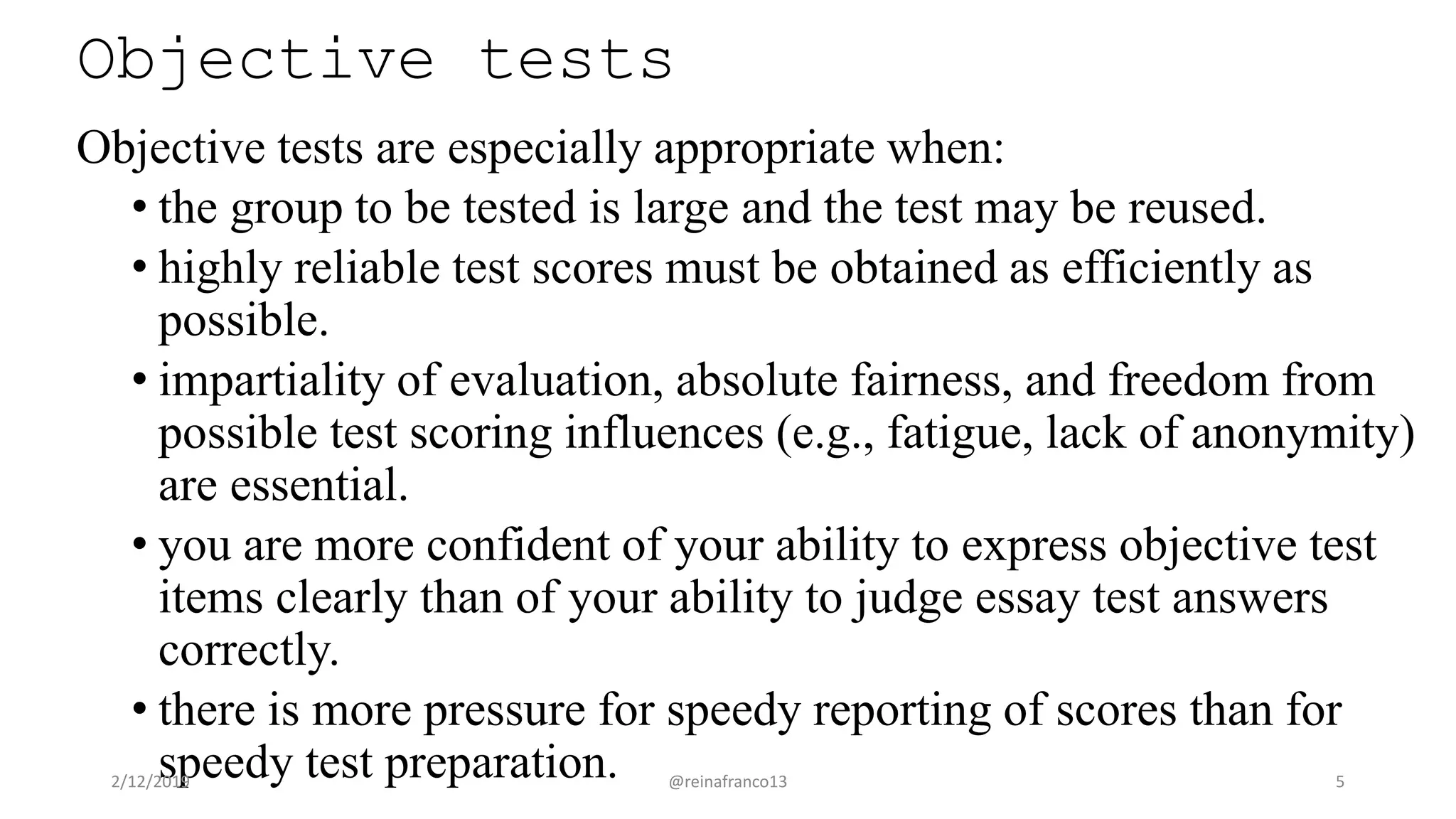 Improving test items | PPTX