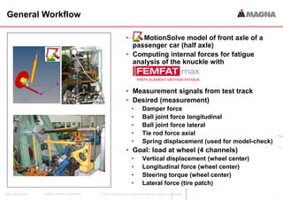 Improving the assessment quality of a fatigue analysis | PDF