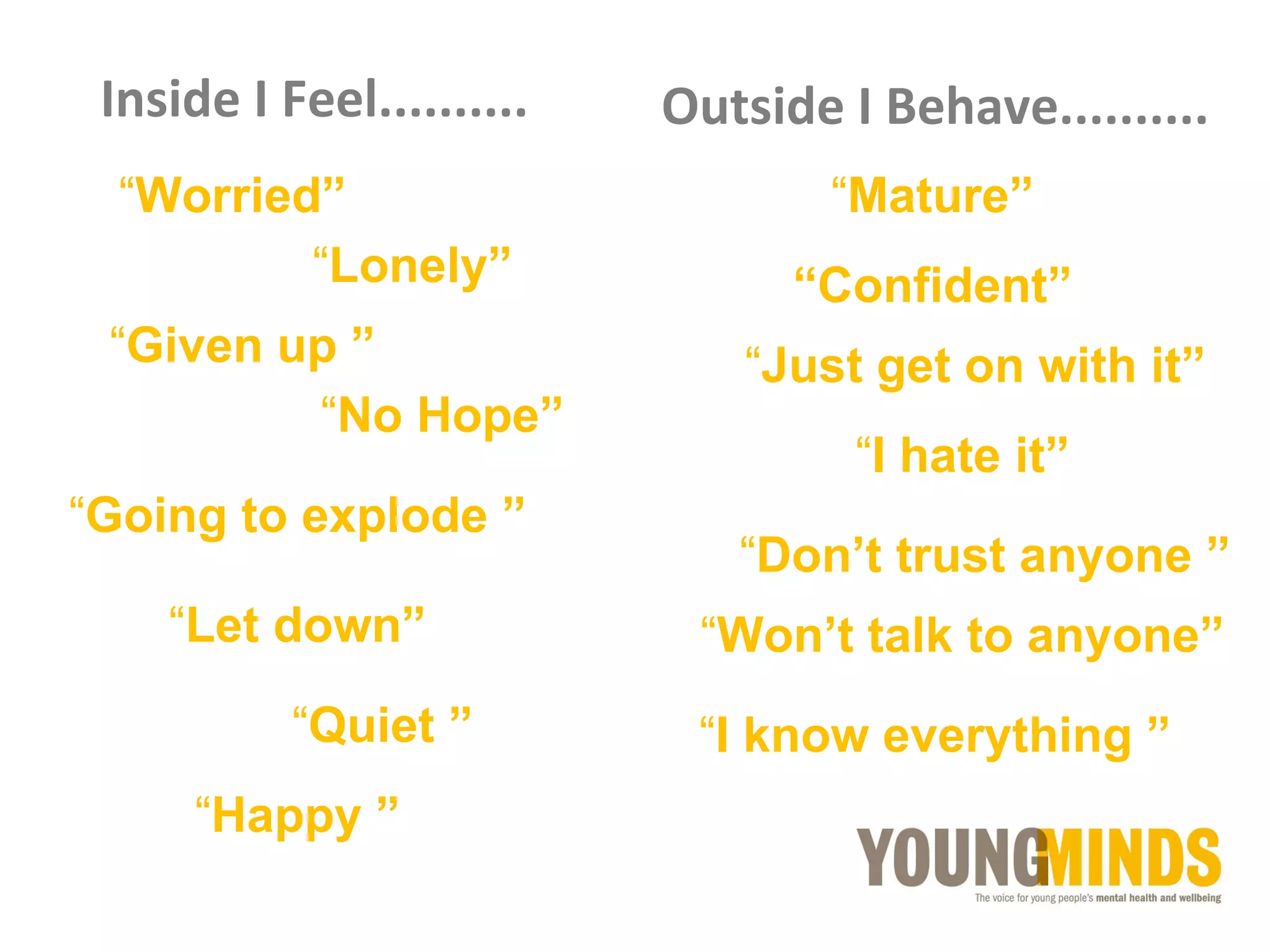 Improving the mental health of looked after Young People | PPT