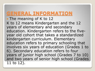 Improving the philippine education system through the kto12 | PPTX