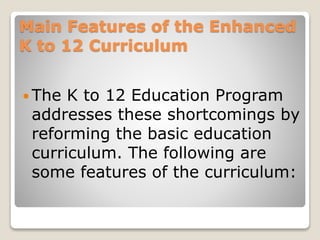 Improving the philippine education system through the kto12 | PPTX