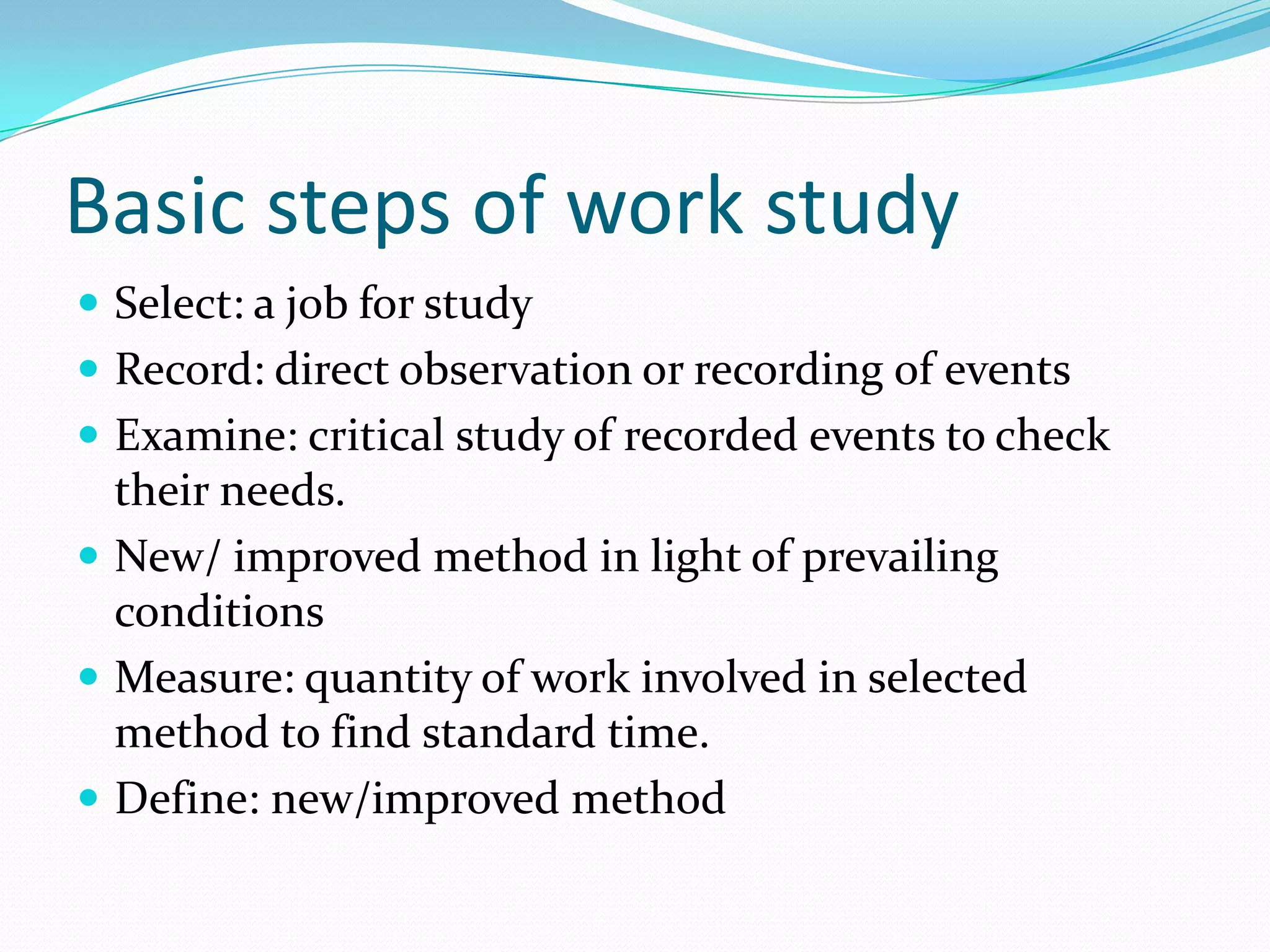 Improving the productivity_and_introducing_the_work_study | PPTX