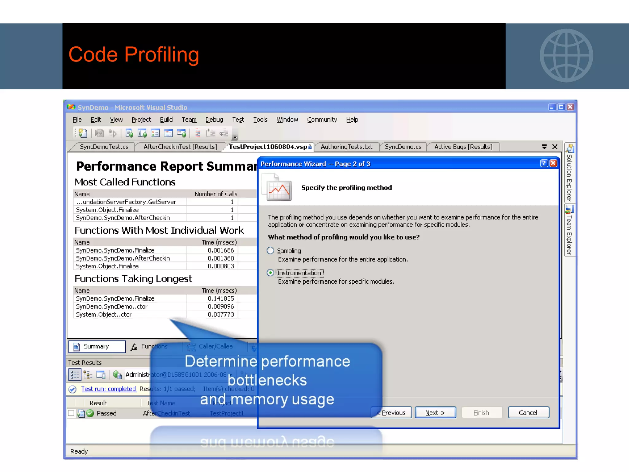 Improving The Software Development Lifecycle With Visual Studio Team System | PPT