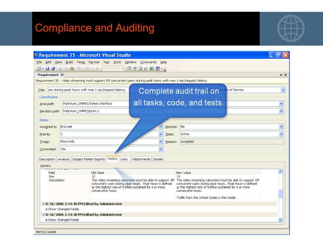 Improving The Software Development Lifecycle With Visual Studio Team System | PPT