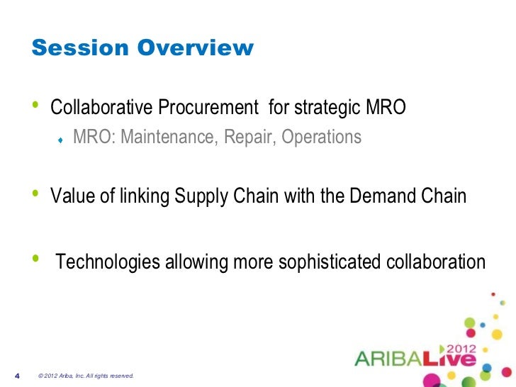 Improving the Strategic MRO Process