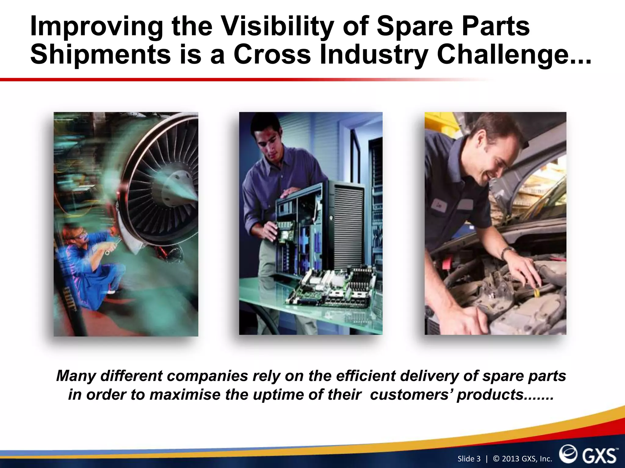 Improving Visibility into Aftermarket Spare Parts Shipments | PPTX ...
