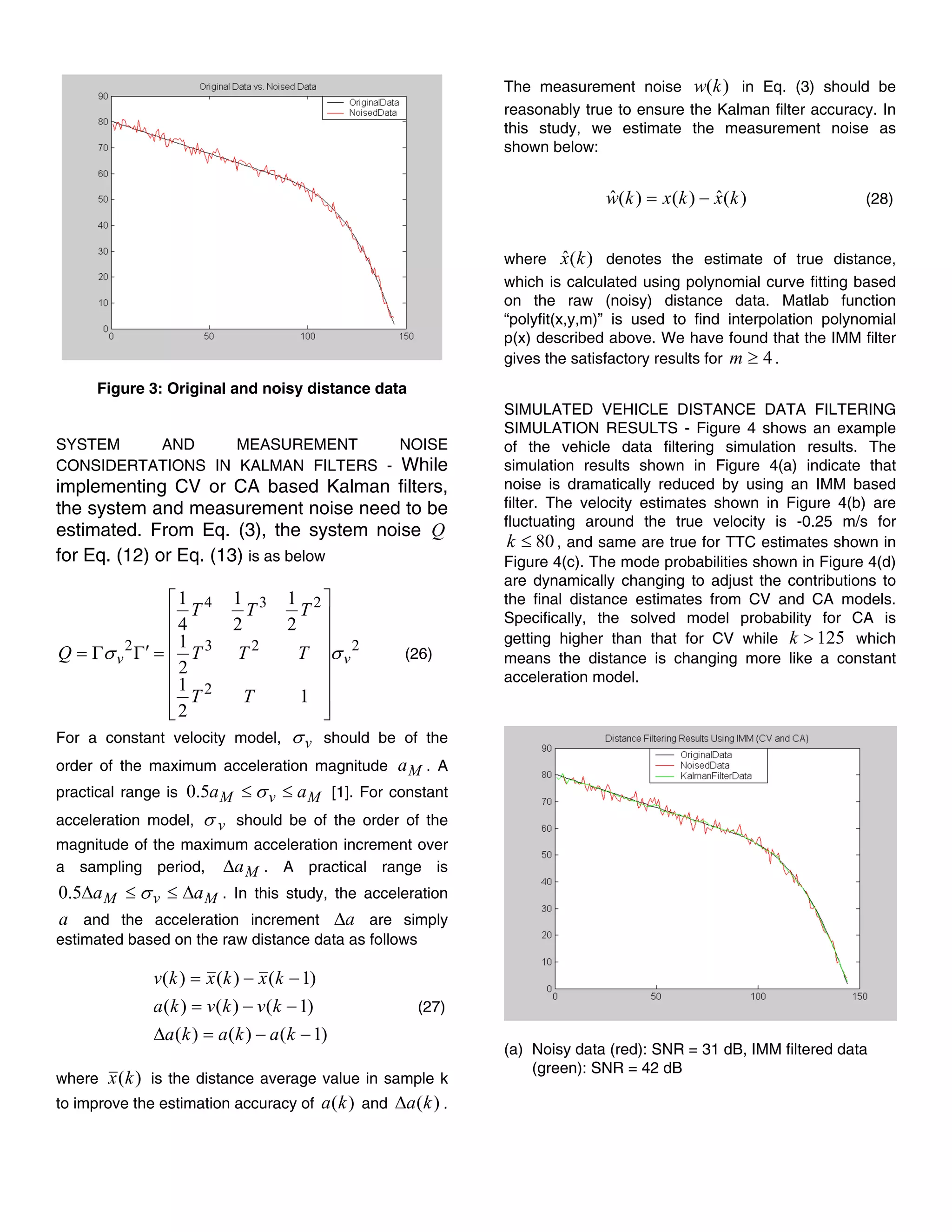 Improving time to-collision estimation by IMM based Kalman filter | PDF