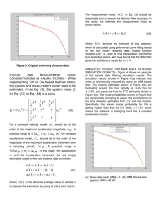 Improving time to-collision estimation by IMM based Kalman filter | PDF