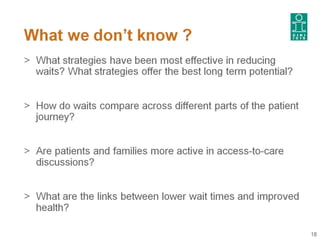 Improving Timely Access | PDF