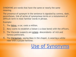 Improving Vocabulary through Contextual Clues | PPTX