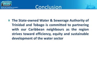 Improving Water and Sanitary Services in Trinidad and Tobago | PPTX
