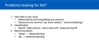 Improving Search in Workday Products using Natural Language Processing | PPT