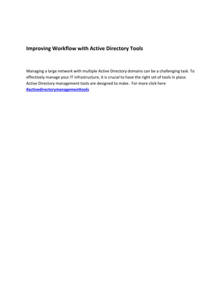 Improving Workflow with Active Directory Tools.docx