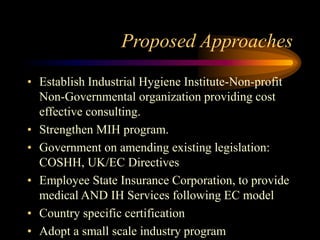 Improving workplace safety in developing countries | PPT