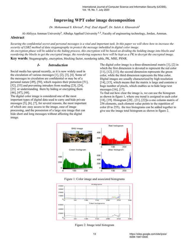 Improving wpt color_image_decomposition | PDF