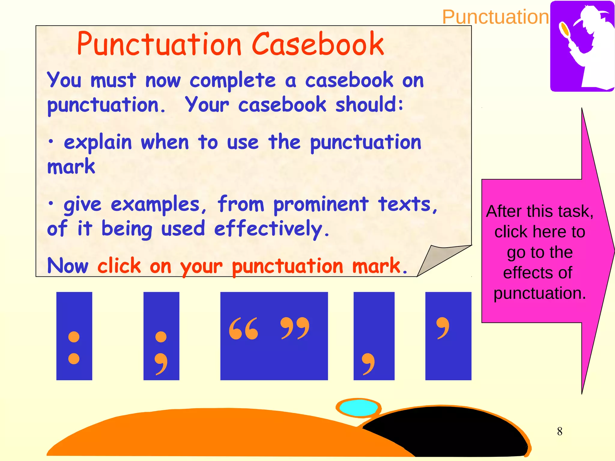 Improving writing and punctuation | PPT