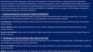 Improving Yield and Quality in Semiconductor Manufacturing with ...