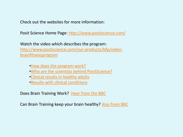 Improving Your Brain Power Orientation Presentation | PPSX | Brain and Nervous System Disorders ...